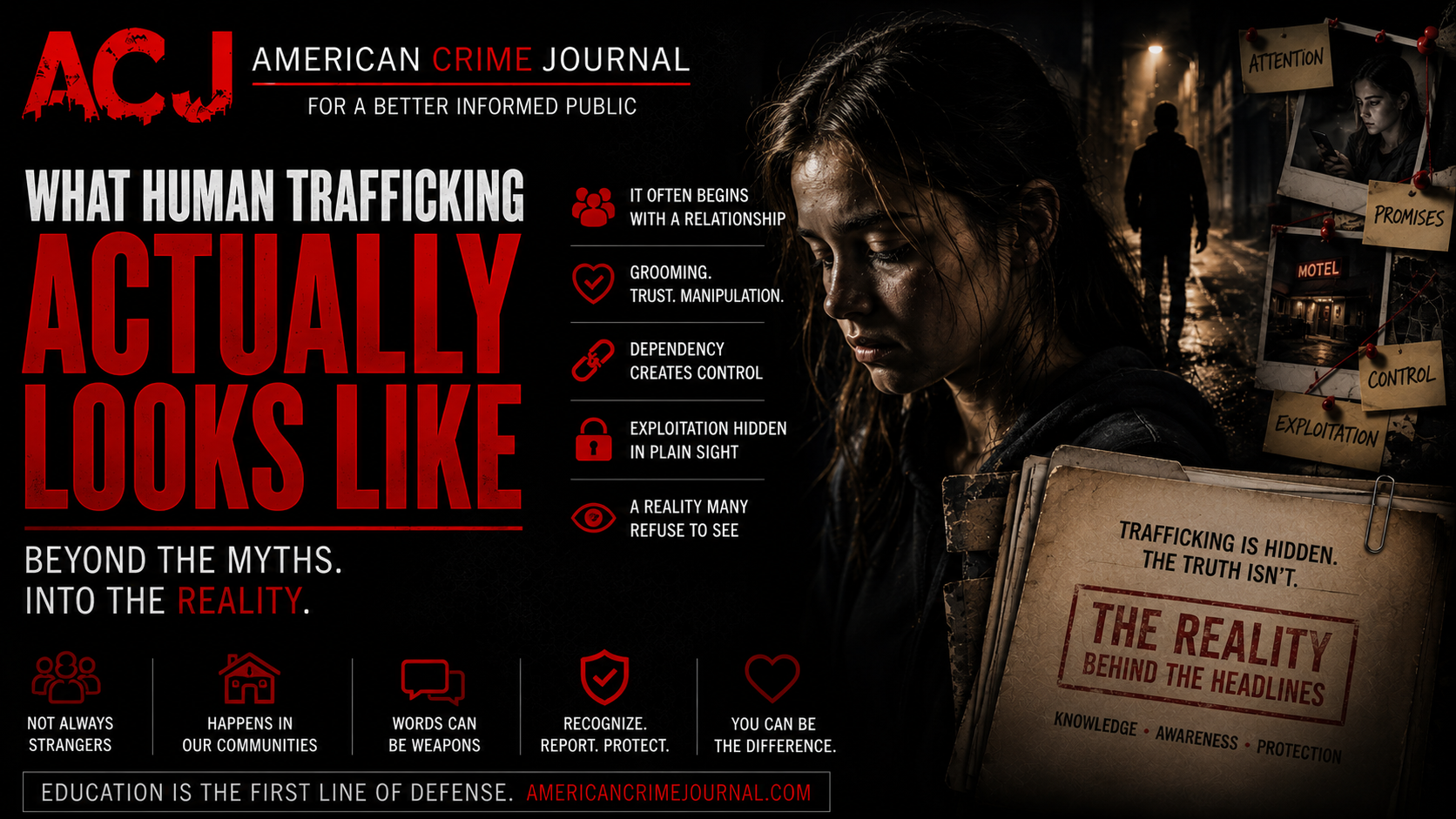What Human Trafficking Actually Looks Like - American Crime Journal